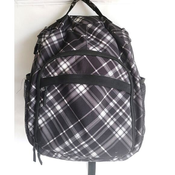 thirty-one | Bags | Thirty One Plaid Sling Bag Grey White | Poshmark